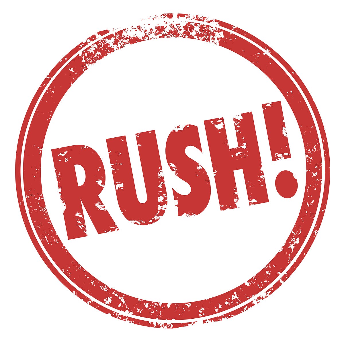 7 Questions to Ask Before Starting a “Rush” Job | by Peterman Design ...