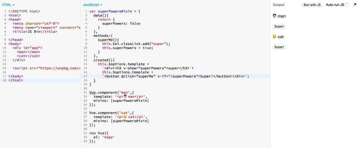 VueJs元件篇-component（六）. 外部定義參數 | by ChingFeng | Object實戰 | Medium