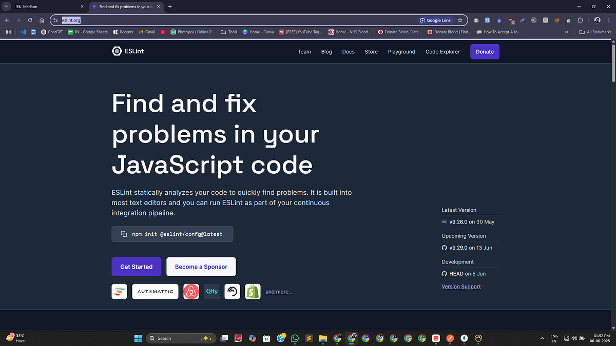 ESLint Setup in Express JS Project | by Rohit Kumar | Jun, 2025 | Medium