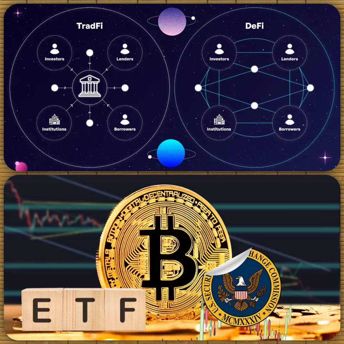 TradFi Vs. DeFi and Bitcoin ETF $BTC 💊 - 𝐀𝐈 𝐦𝐨𝐧𝐤𝐬.𝐢𝐨 - Medium