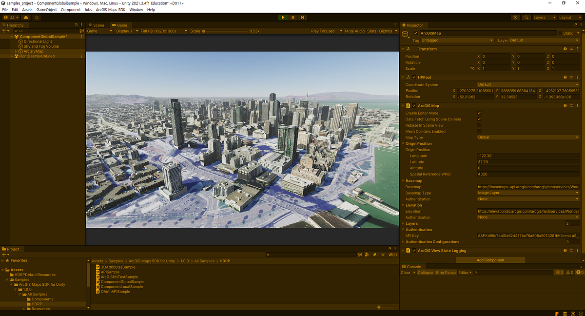 [ArcGIS Maps SDK for Unity] Create interactive GIS visualization | by ...