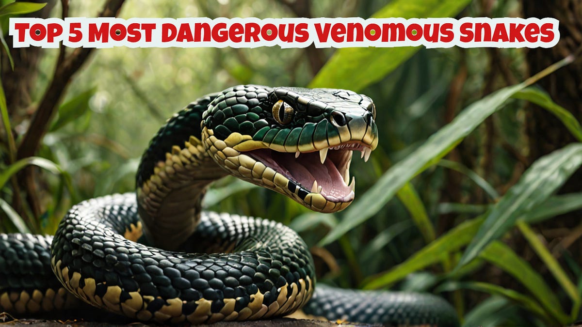 The World’s Deadliest Venomous Snakes: Top 5 You Need to Know! | by ...