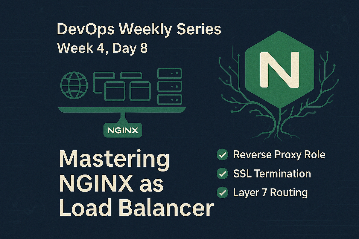 🔧 DevOps Weekly Series: Week-4, Day-8 — Mastering NGINX as Load Balancer (LAB) & Reverse Proxy 🔄 ...