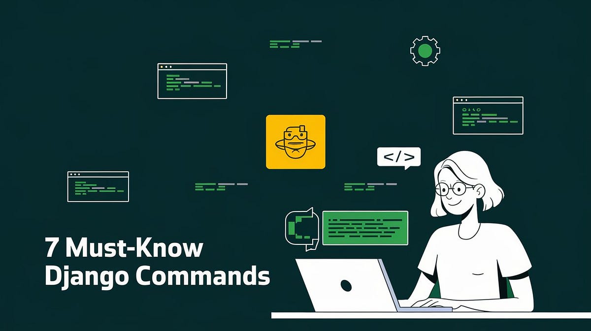 Top 7 Django Commands Every Developer Needs to Know | by Gajanan Rajput💚 | Medium