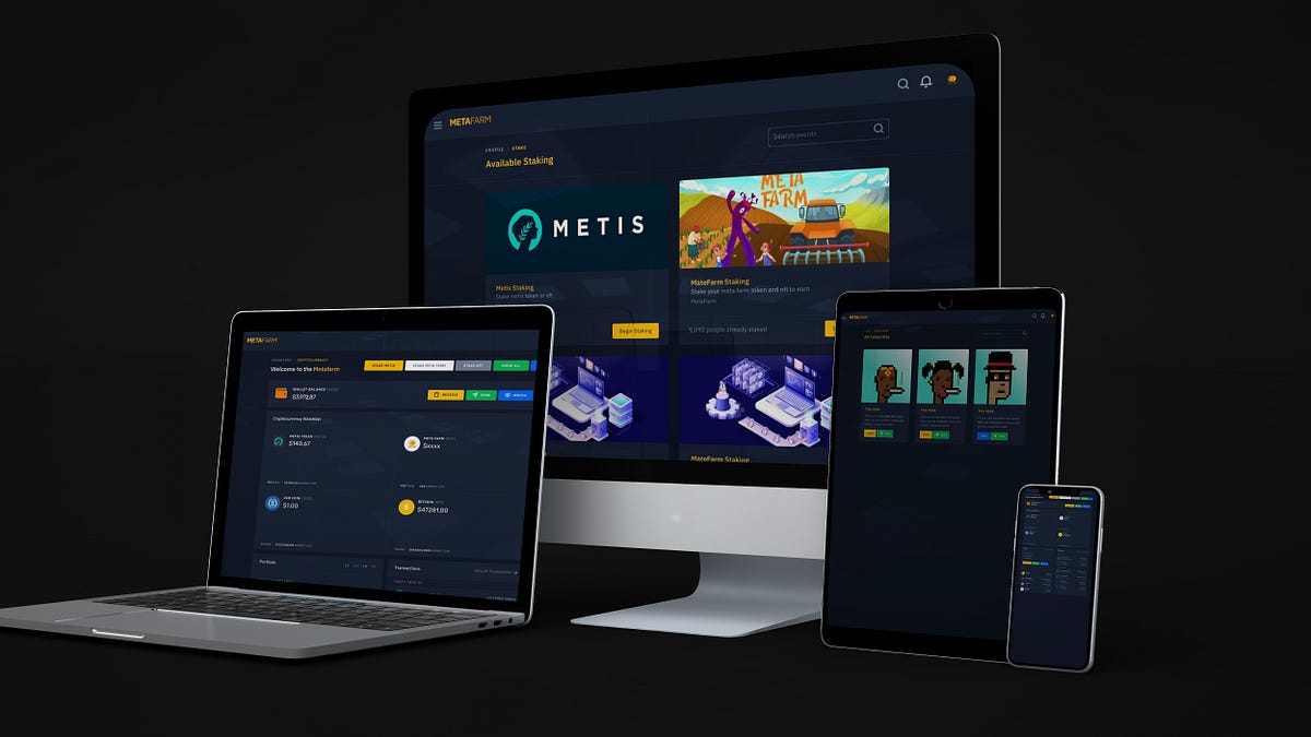 First Look at the MetaFarm Staking Platform - Metafarm - Medium