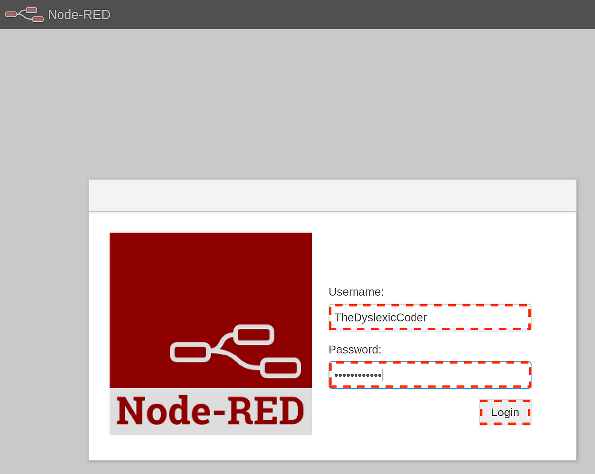How To Secure The Node-RED Editor On A Raspberry Pi 4 | by The Dyslexic Coder | Medium