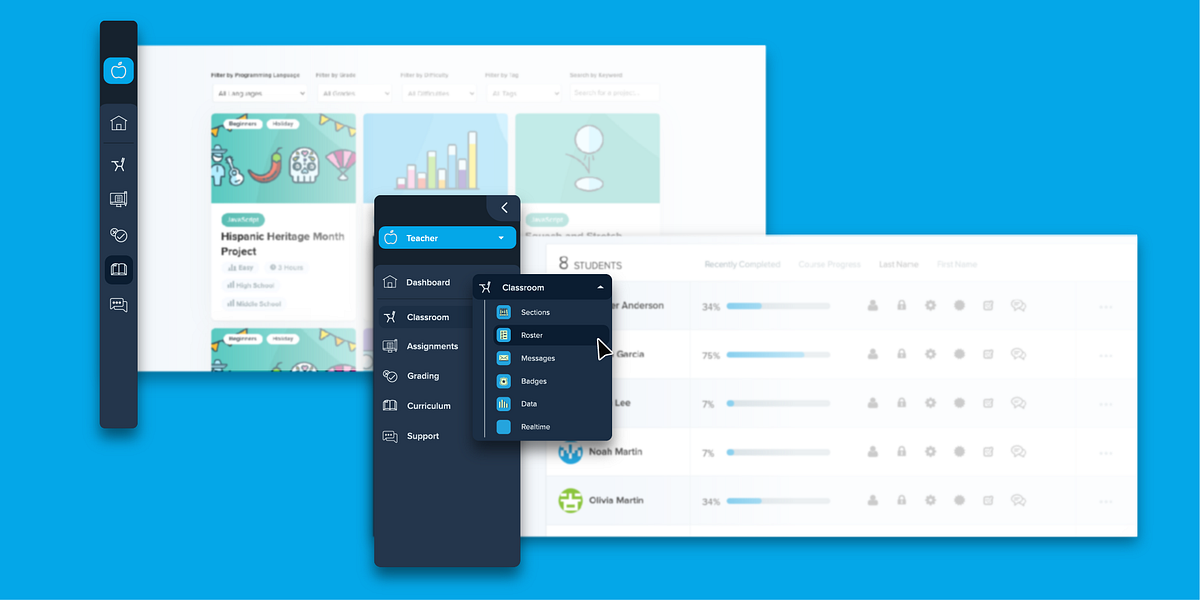 The New CodeHS Sidebar Navigation Design Makes Finding The Tools You Need Easy | by CodeHS ...