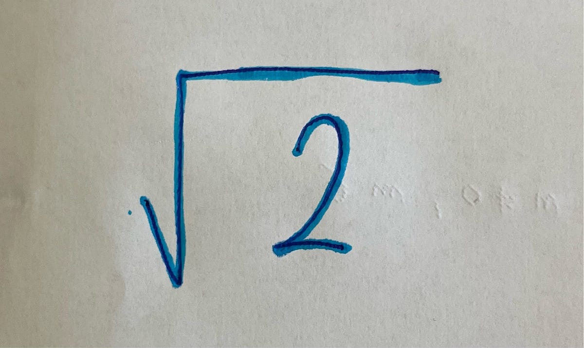 Why √2 is not a rational number. Step-by-Step Proof by Contradiction ...