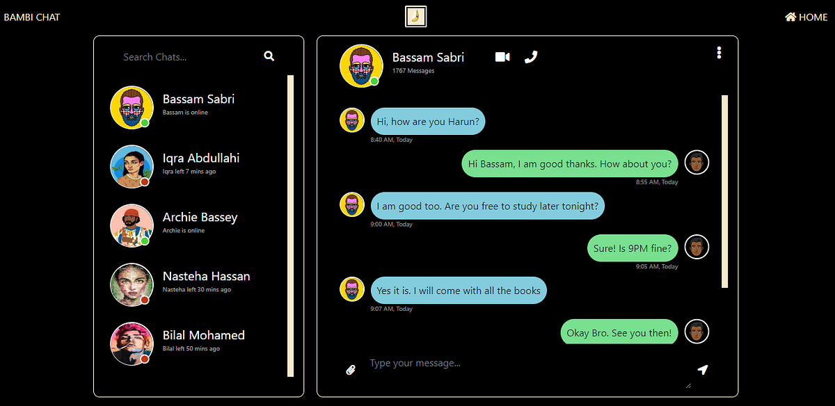 Bambi Chat Demo. Bambi now has a New Feature! For a… | by Bambi | Medium