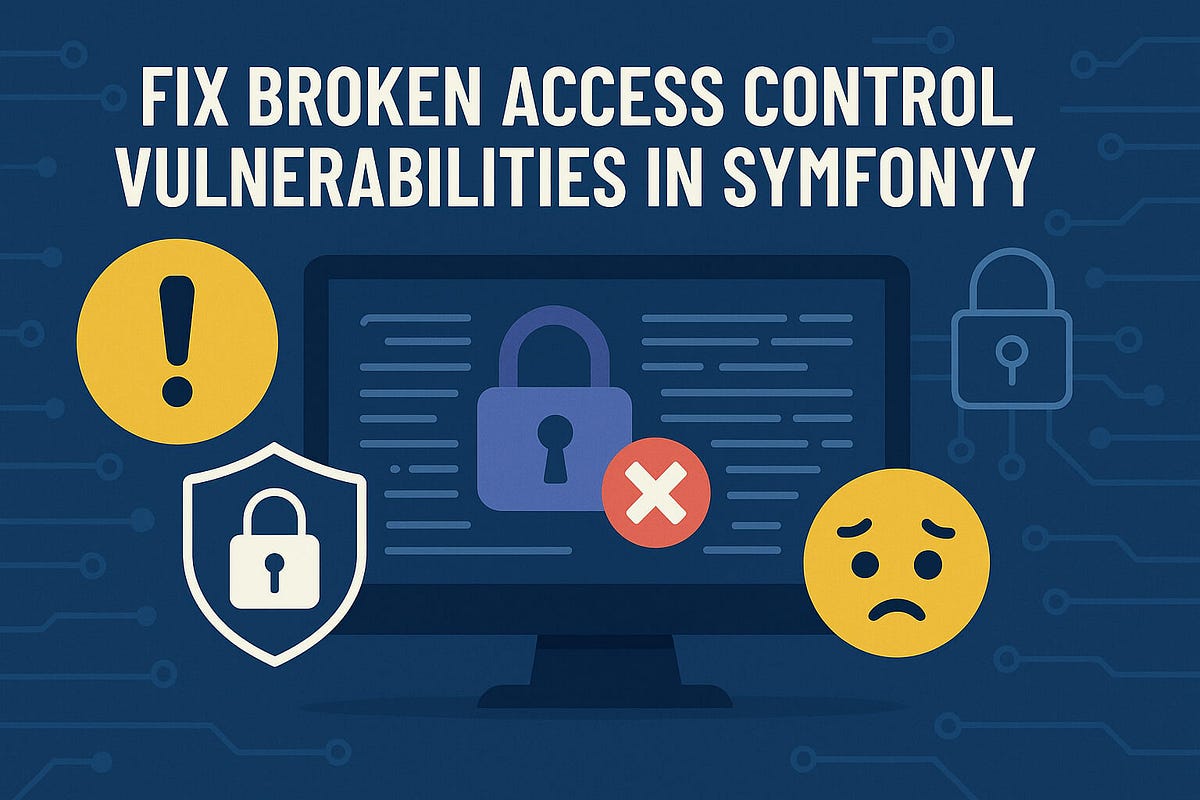 Fix Broken Access Control Vulnerabilities In Symfony By Pentest 0786