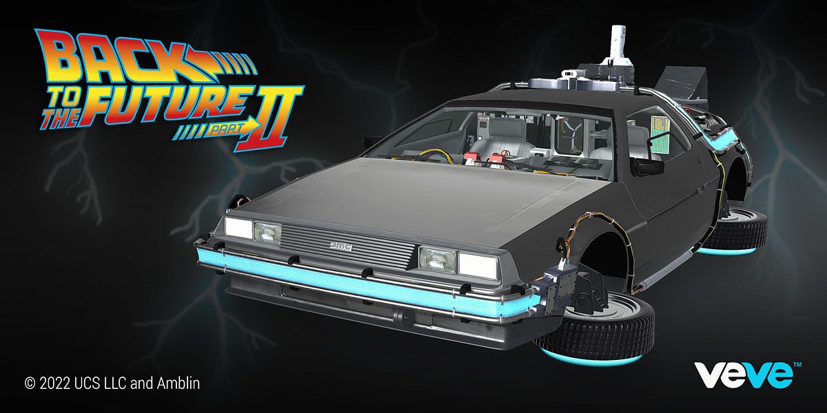 Back to the Future Part II — DeLorean Time Machine | by VeVe Digital ...