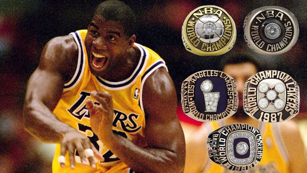 Magic Johnson’s Championship Rings: A Legacy of Greatness | by Arianna ...