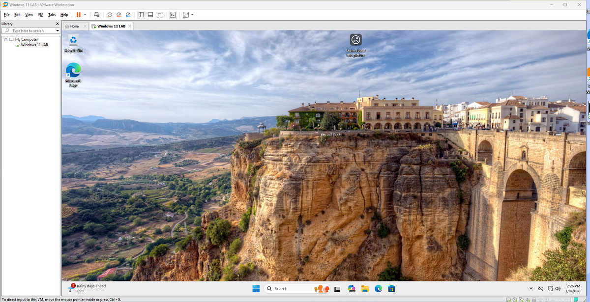 Building My First Cybersecurity Lab: Setting Up a Windows 11 VM with ...