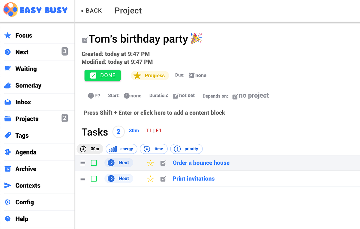Review of the EasyBusy productivity app | by Ben Dawson | Medium