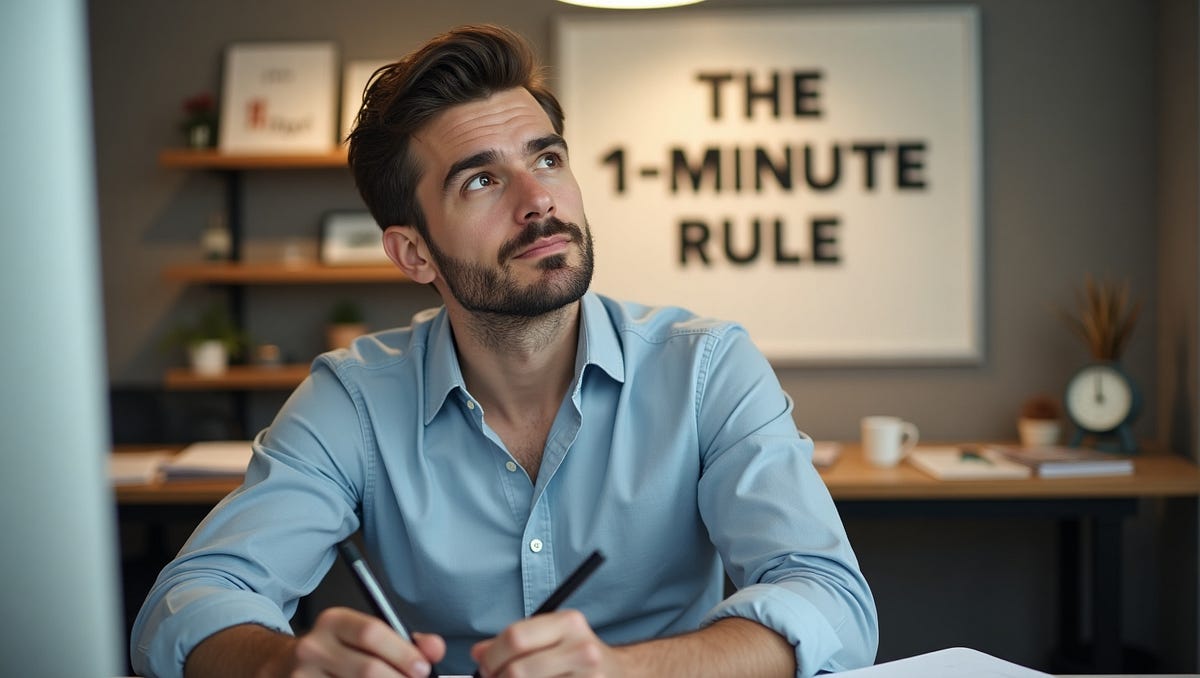 The 1-Minute Rule That Changed My Productivity Forever | by Thisaru ...