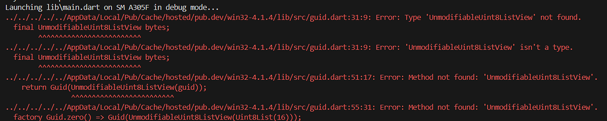 Fixing build issue in Dart — UnmodifiableUint8ListView | by Roscoe Kerby [ROSCODE] | Medium