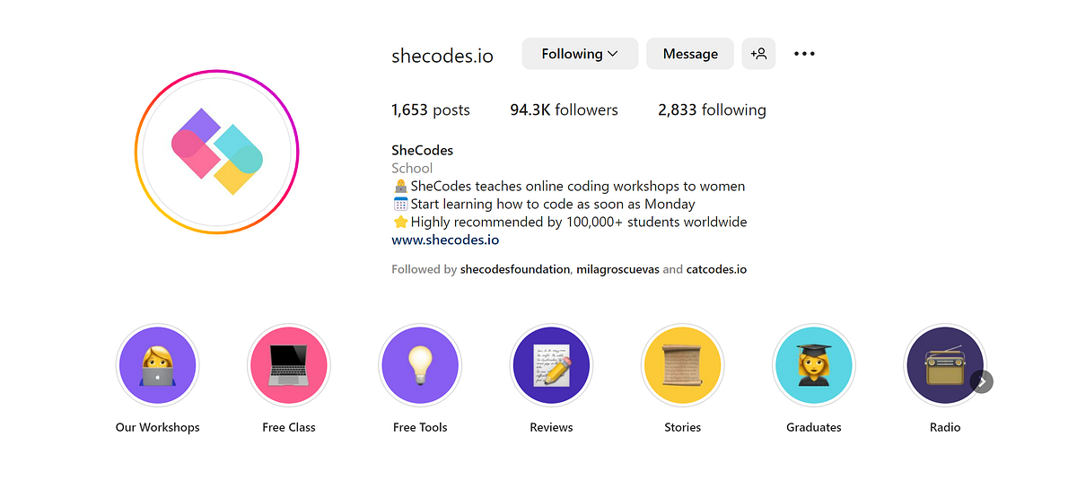 SheCodes Instagram Posts - Tom Boughen - Medium