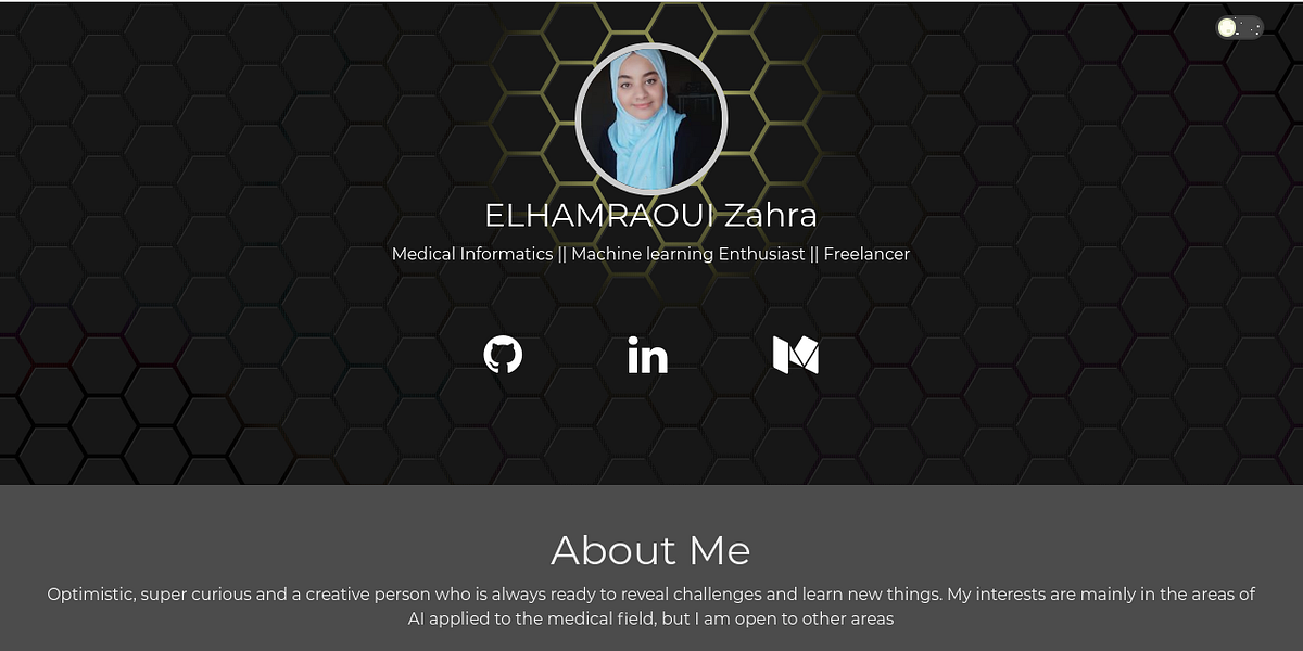 Creating a personal website using Github | by Zahra Elhamraoui | Medium