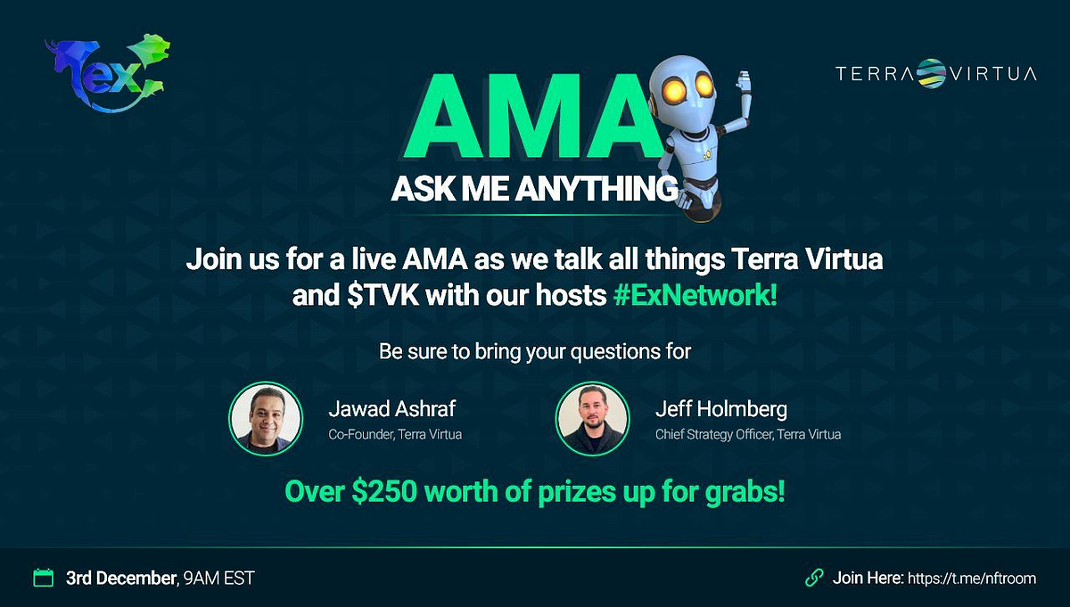 Terra Virtua AMA with Jawad Ashraf and Jeff Holmberg | by Steven Jim ...