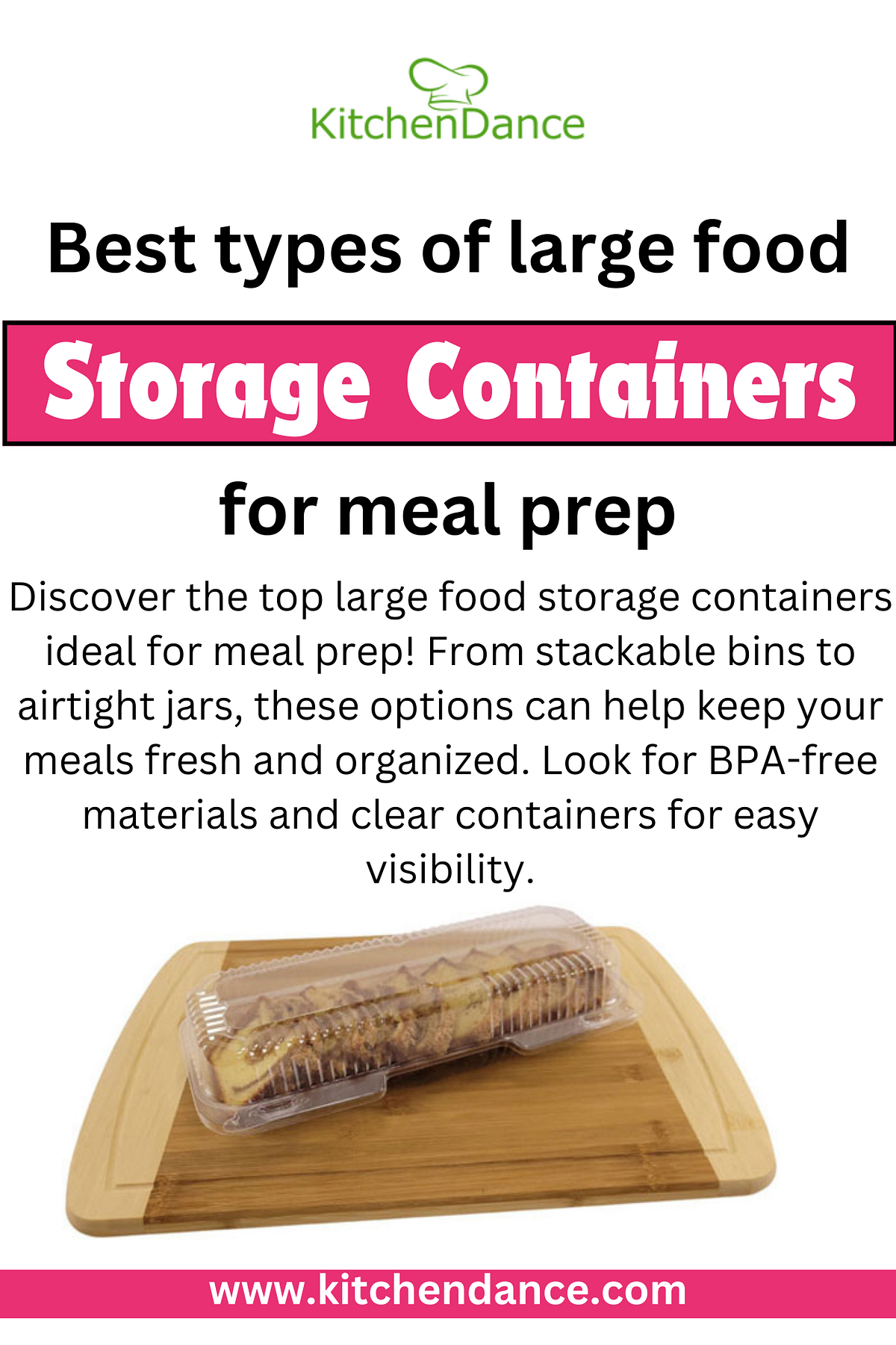 What are the best types of large food storage containers for meal prep ...