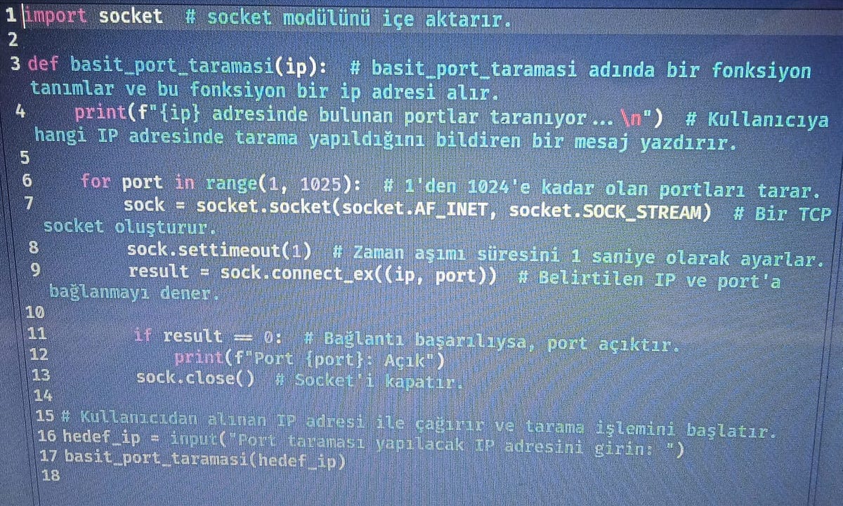 Python ile Port Taraması Nedir ve Kali Linux Üzerinde Nasıl Yapılır ...