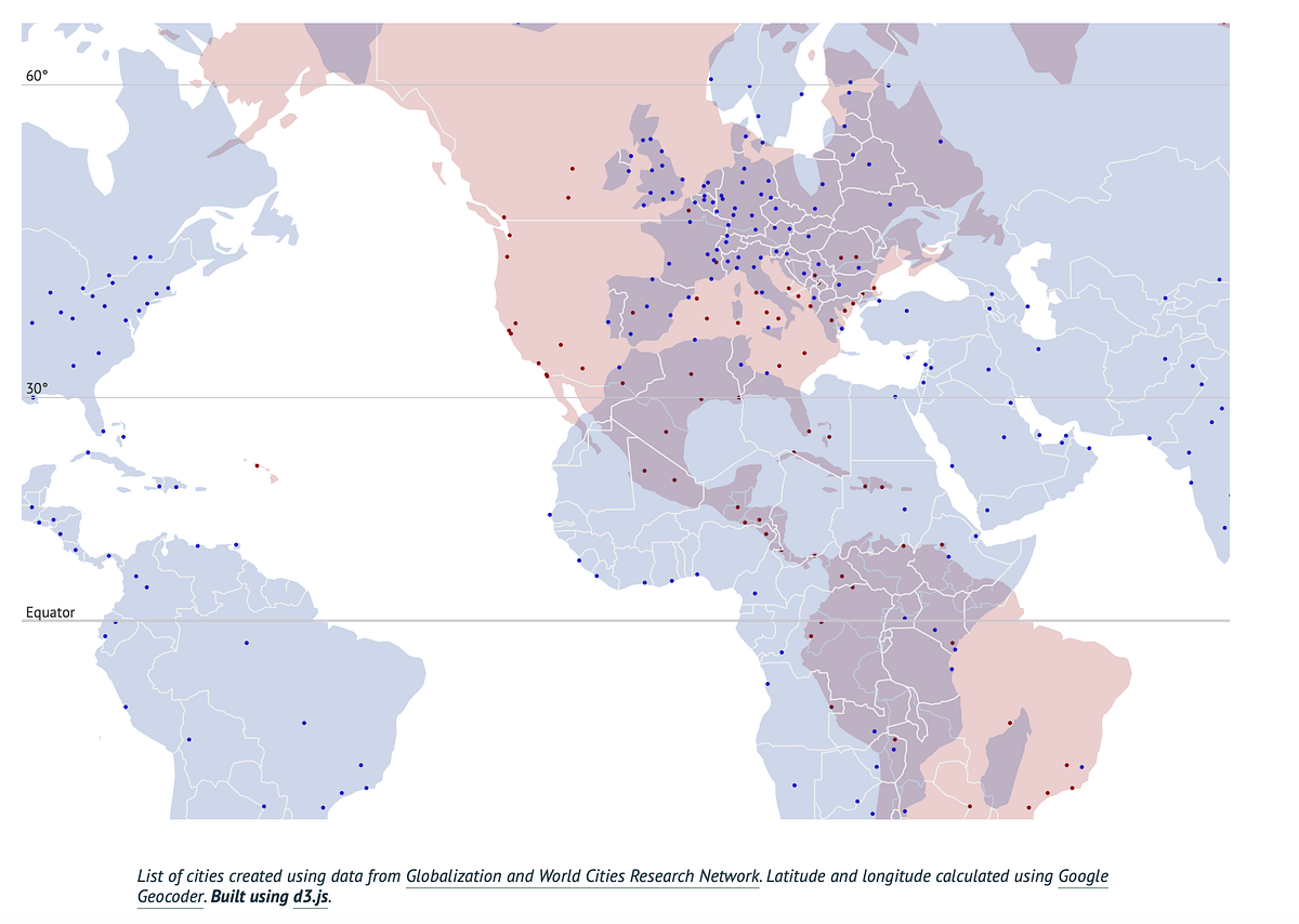 Cool Websites for Map Nerds: Interactive Equivalent Latitude Map | by ...