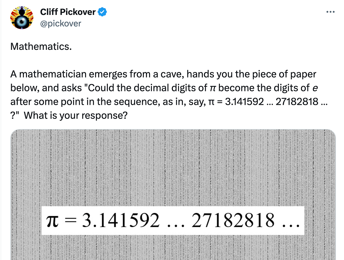 Mirror Decimal Representations Of Pi and E in Euler’s Number | by Pavel ...