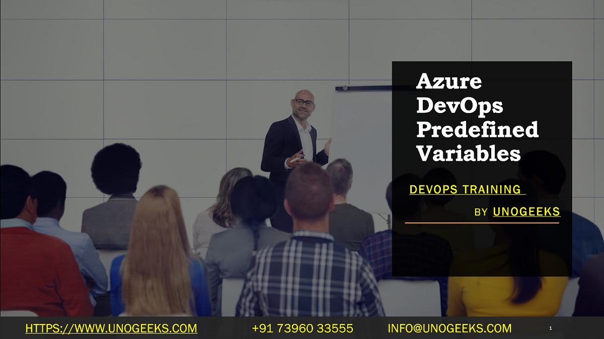Azure DevOps Predefined Variables | by Vijayunogeeks | Medium