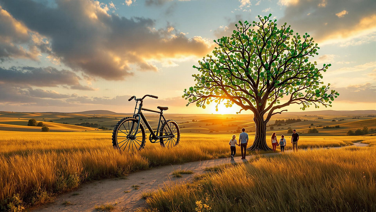The Day the Road Let Me Sit Down. The bicycle had finally had enough of… | by Jerry Nelson ...