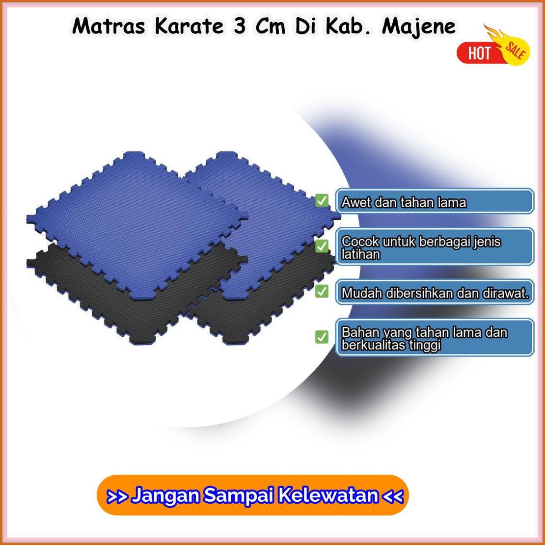 Matras Karate 3 Cm Di Kab Majene - Matras Gulat - Medium
