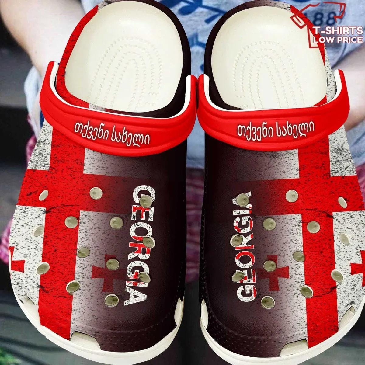 Georgia Euro 2024 Crocs. Georgia Euro 2024 Crocs for Men and… | by ...