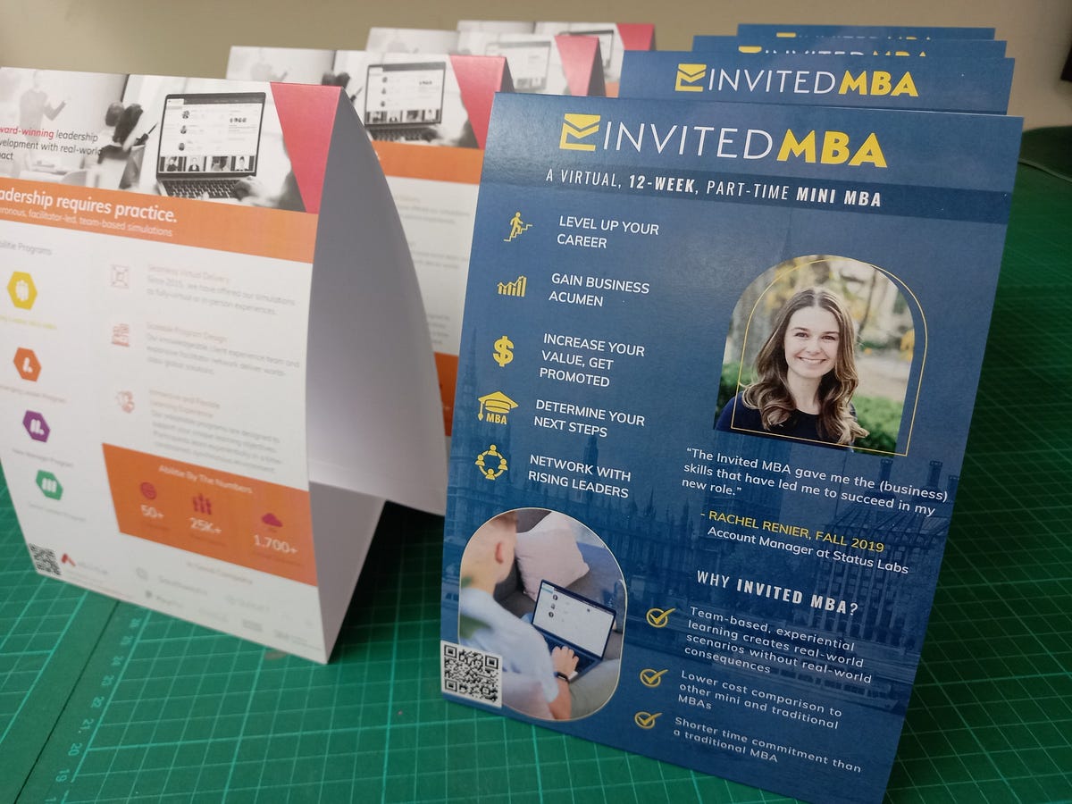 Table Tent cards - Ez Printers - Medium