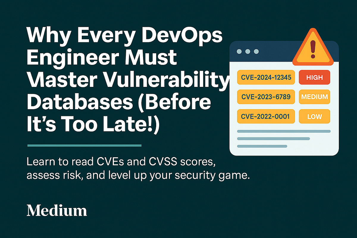 Why Every DevOps Engineer Must Master Vulnerability Databases (Before It’s Too Late!) | by ...