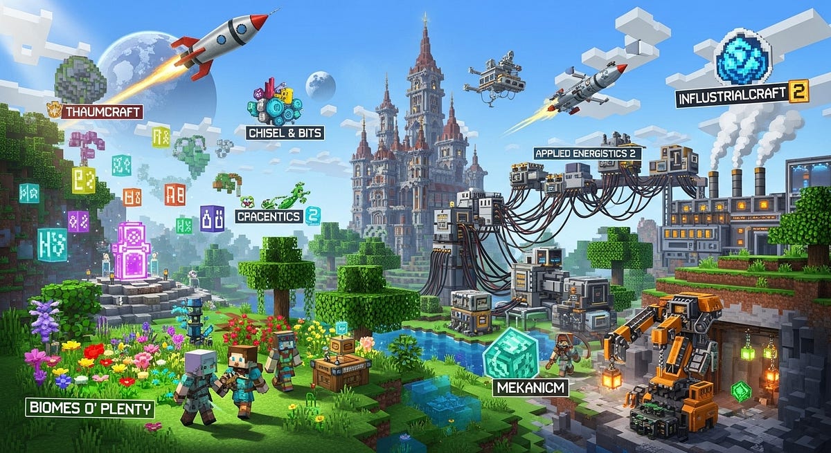 The Best Minecraft Mods That Completely Change the Game | by ROBLOX ...