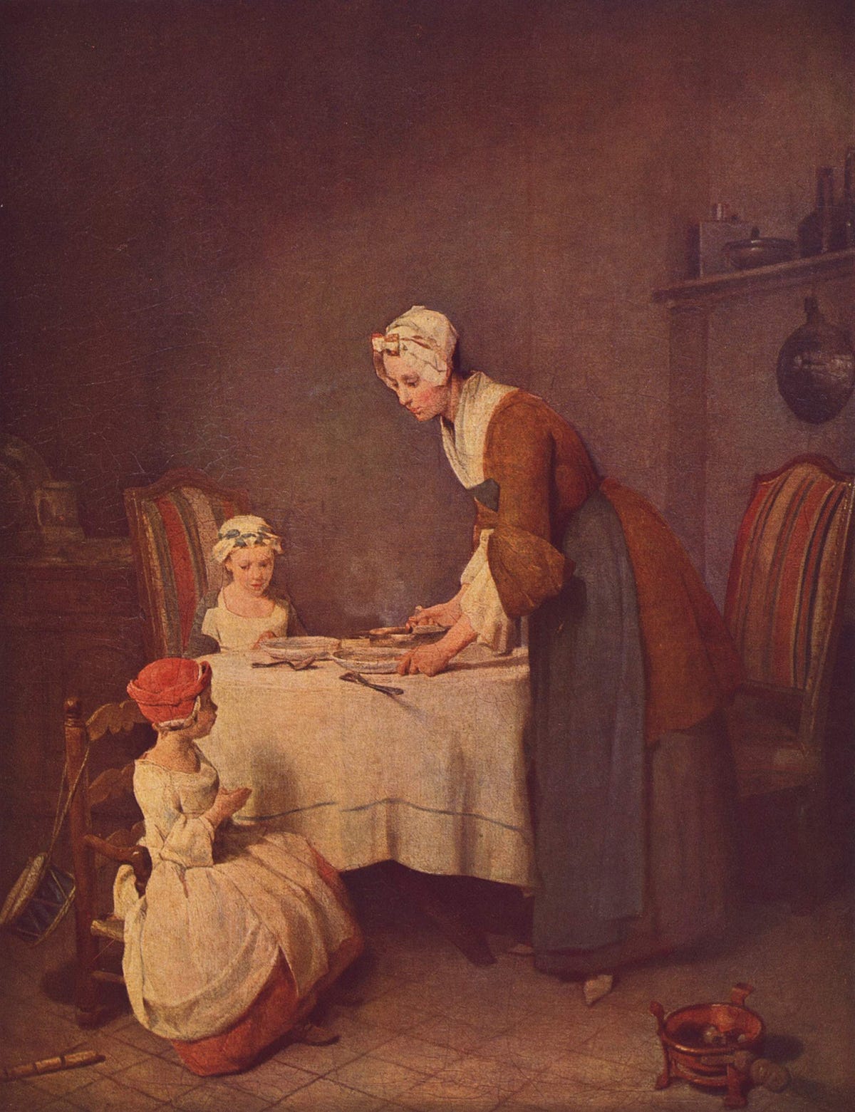 Saying Grace — Chardin. Reading an essential work in… | by Alejandro ...