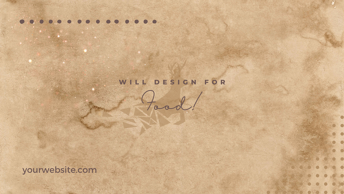 Will Design for Food…. When I first got into graphic design… | by A.M ...