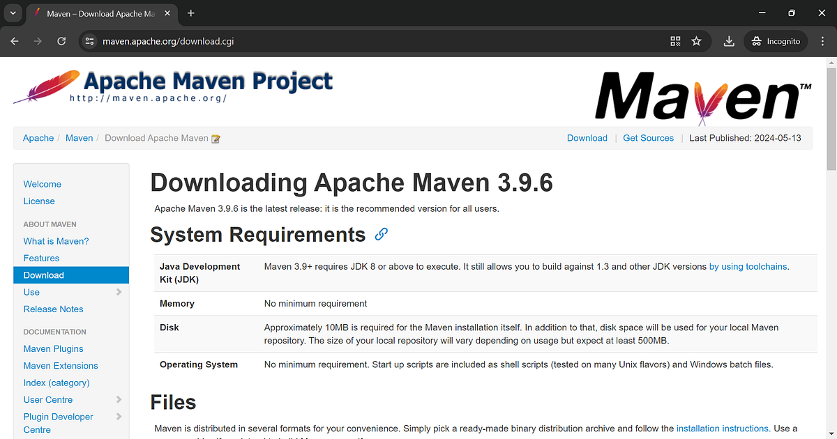 maven installation. Maven serves as our build tool for UI… | by Vasanth Kanapala | Medium