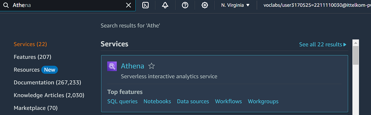 Querying Data by Using Athena. Langkah-langkah Querying Data dengan ...