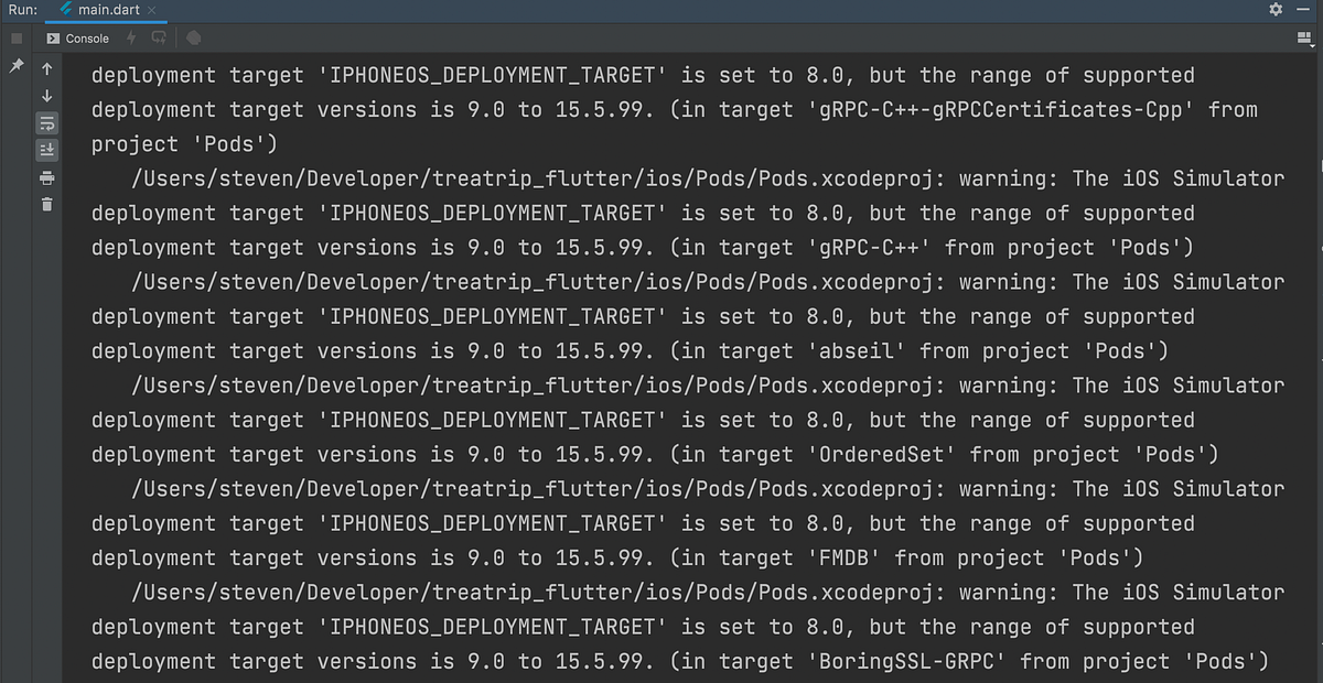 Deployment target versions 問題（Flutter） - Steven_唐 - Medium