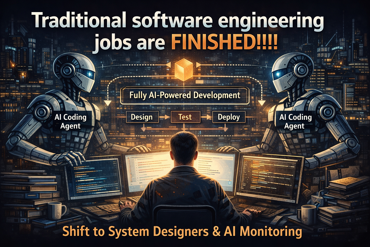 Traditional software engineering jobs are FINISHED!!!! | by BillaCode ...