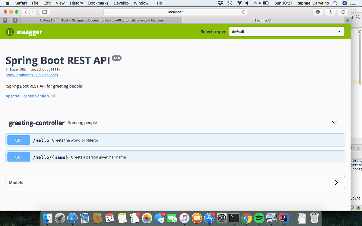 Spring Boot + Swagger: documentando sua API automaticamente | by Raphael Carvalho | Medium