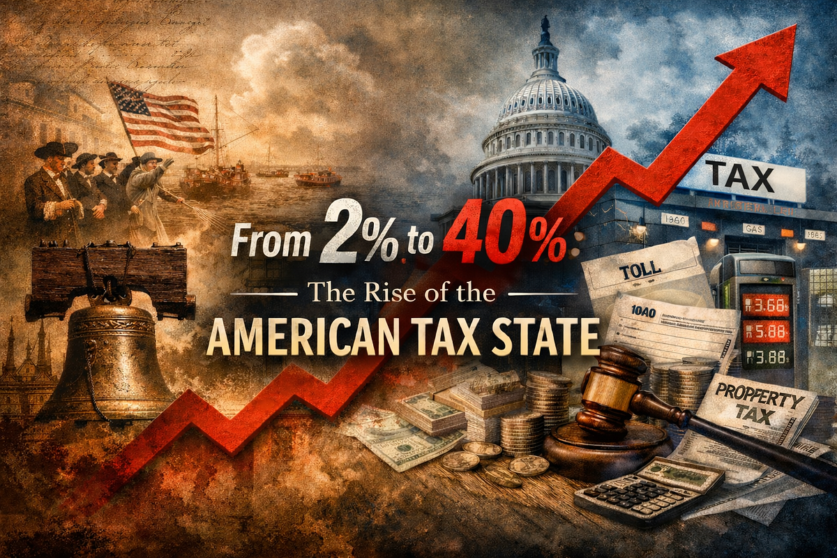 From 2% to 40%: The Rise of American Tax State Expansion | by Joseph ...