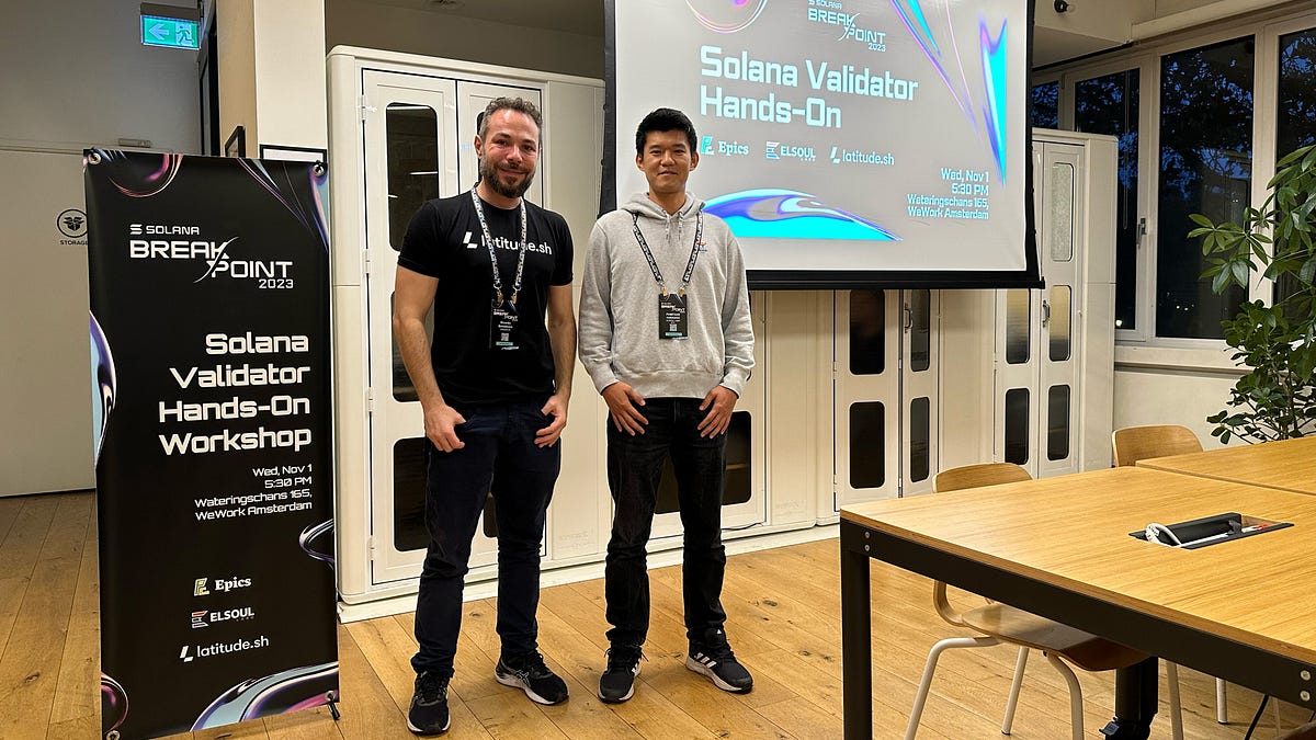 Hosted a side event at Solana Breakpoint 2023 in Amsterdam | by kishi ...