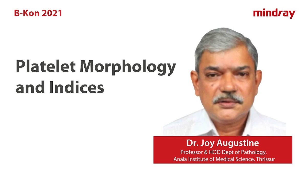 Platelet Morphology and Indices - Mindray India - Medium