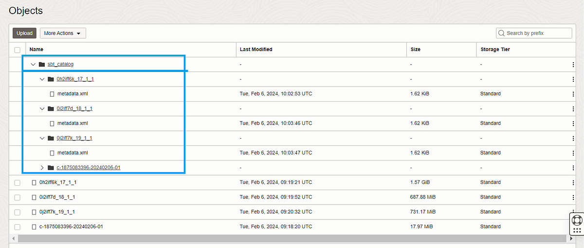 How To Restore The Rman Disk Managed Backup Directly From Oci Object Storage To Exacs By