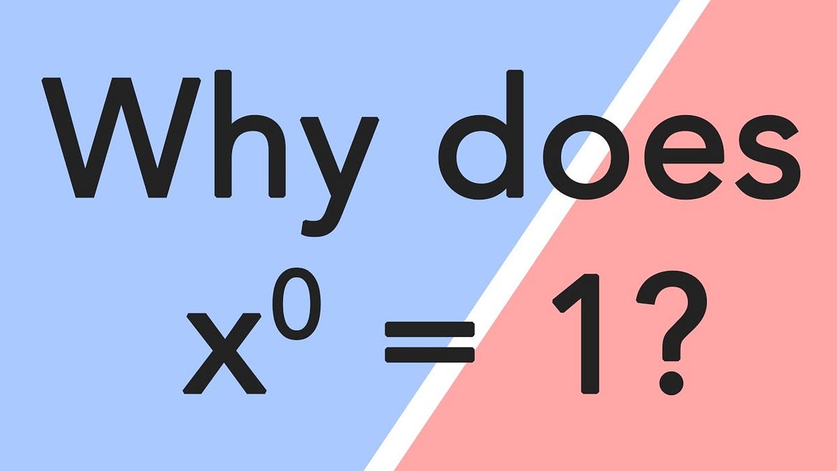 Path to Math: Mengapa bilangan yang dipangkatkan 0 hasilnya 1? - Septi's medium - Medium