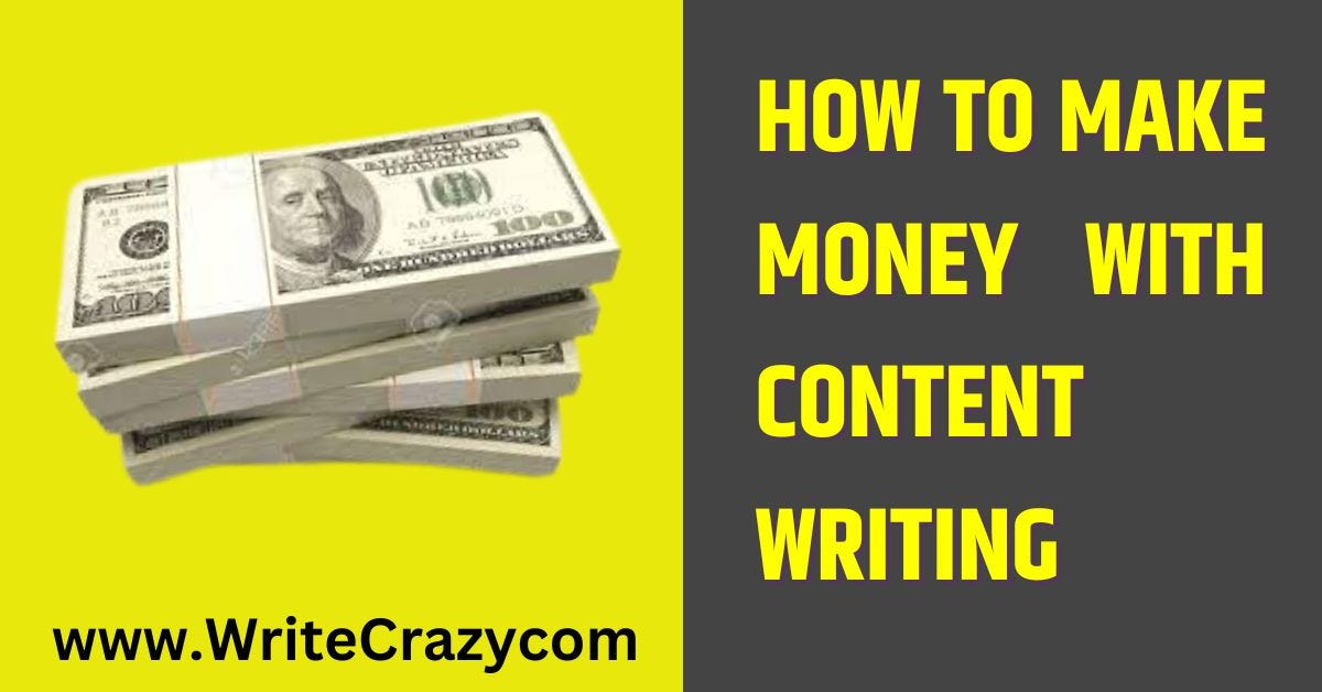 How to Make Money with Content Writing - ABDUL HASEEB - Medium