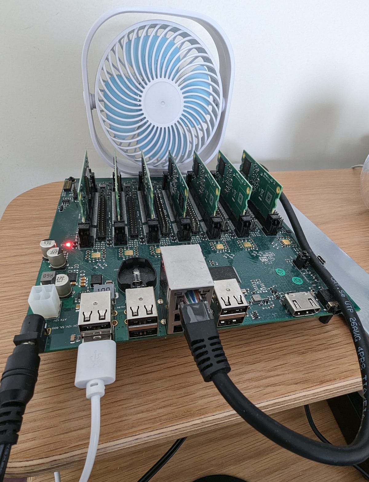 Pi in the sky? A compute cluster in mini ITX form factor | by Gábor ...