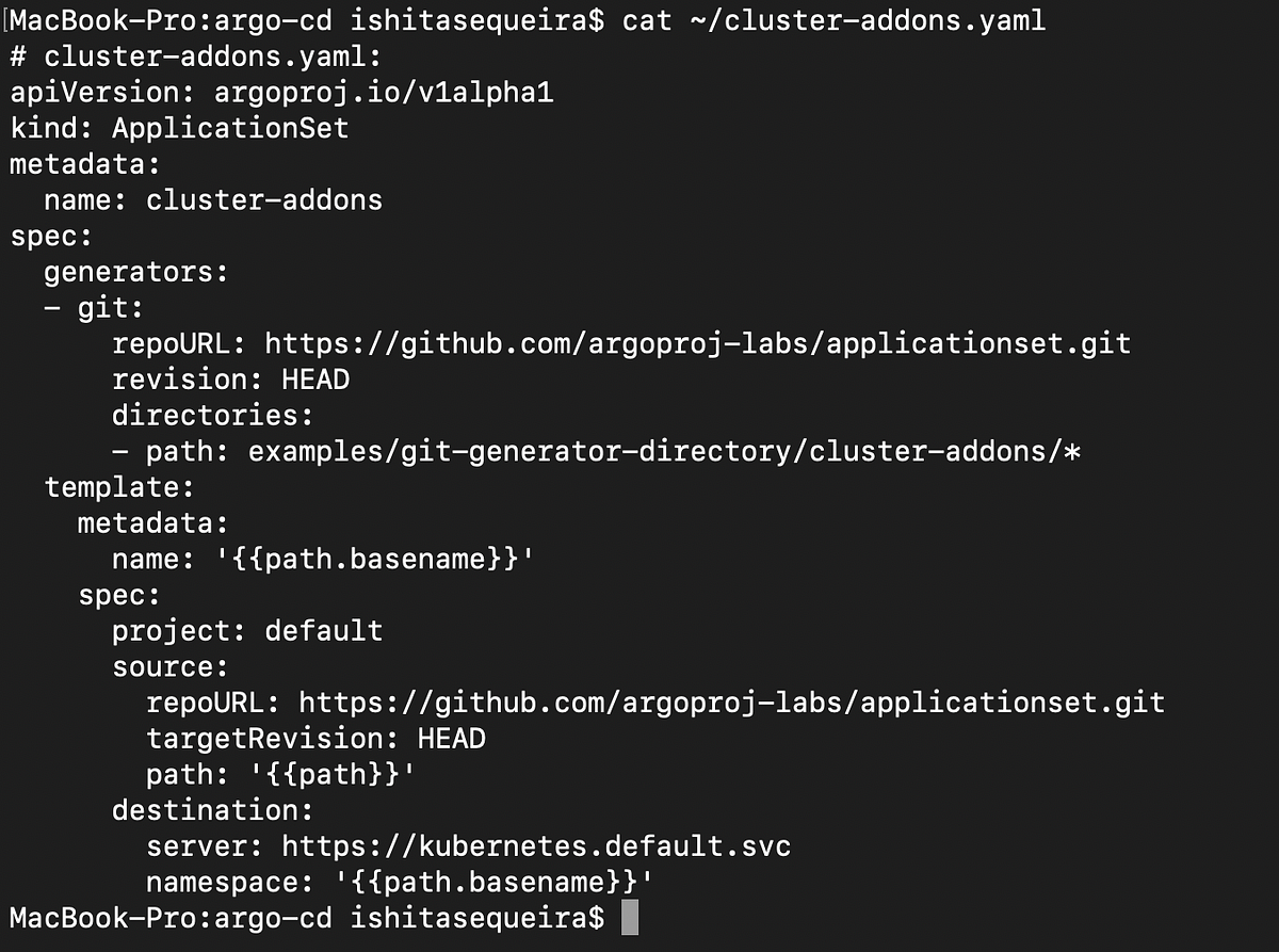 ApplicationSet CLI in Argo CD. The ApplicationSet resource is evolved ...
