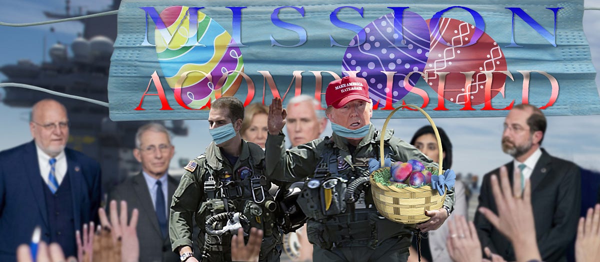 Mission Accomplished. Drumpf stages Victory in time for… | by Phillip T ...
